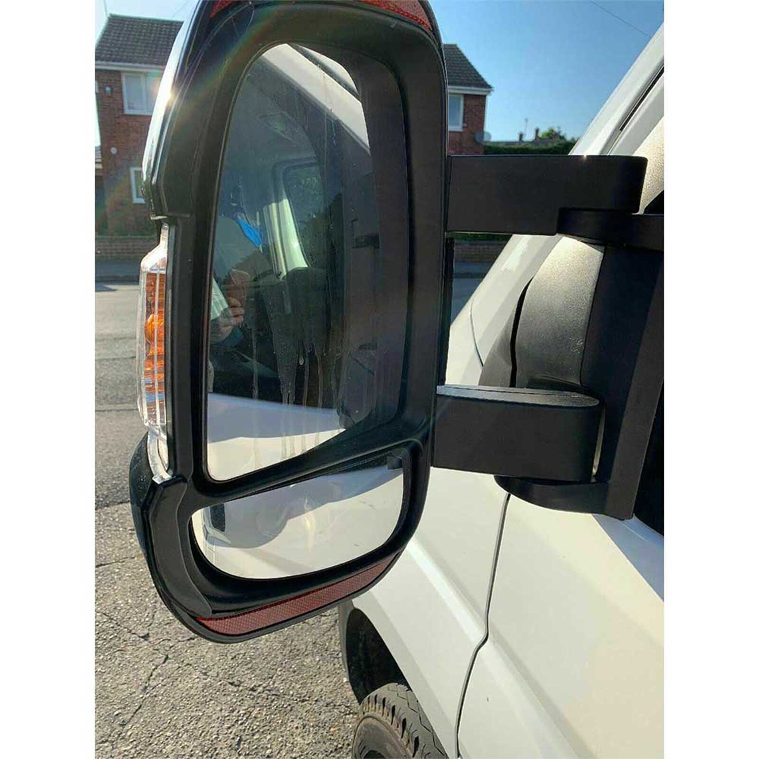 Mirror Protectors Black Long Arm